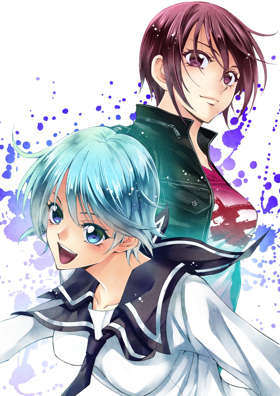 seo kouji fuuka akitsuki fuuka aoi fuuka seifuku | #395404 | yande.re